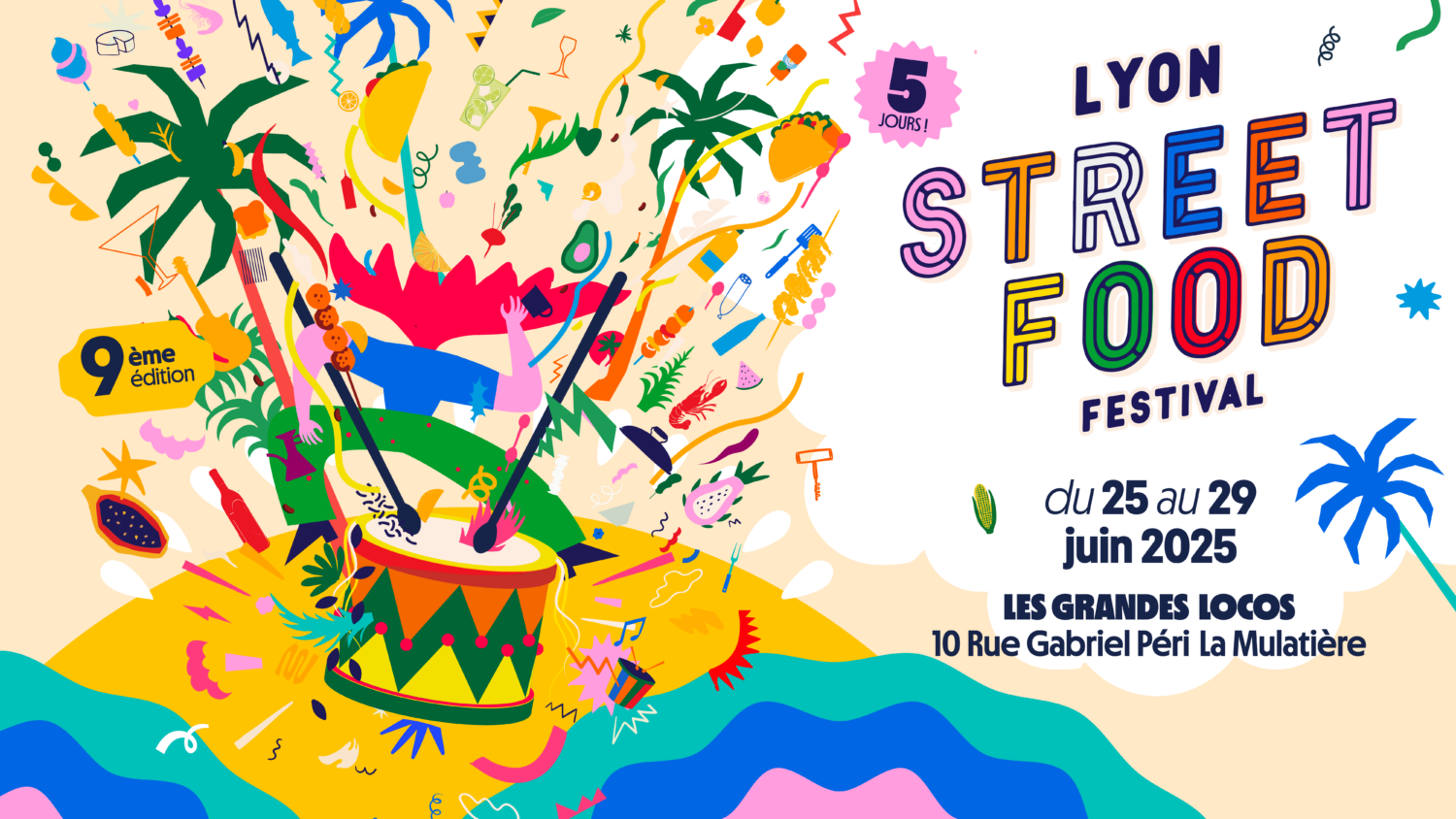 Lyon Street Food Festival | 8e édition | Du 13 au 16 juin 2024